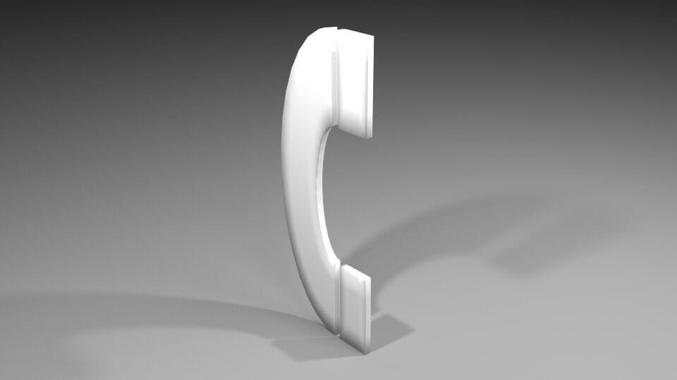 Telephone Sign - 3D Model by Xtreme Studio