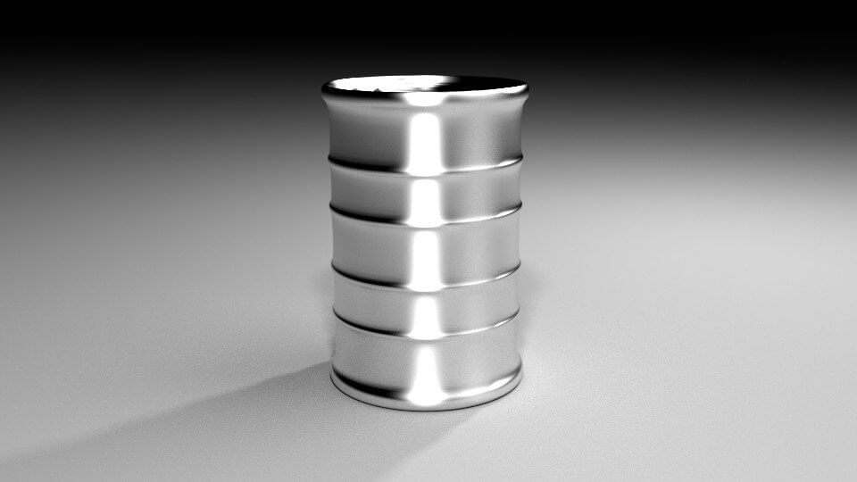 Tin Can Cylinder Medium - Free 3D Model by Xtreme Studio