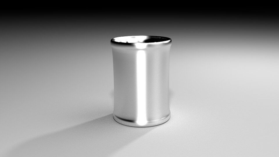 Tin Can Cylinder Short - 3D Model by Xtreme Studio