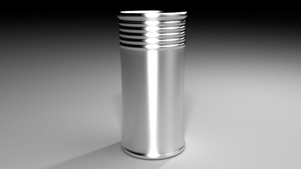 Tin Can Cylinder Tall - 3D Model by Xtreme Studio