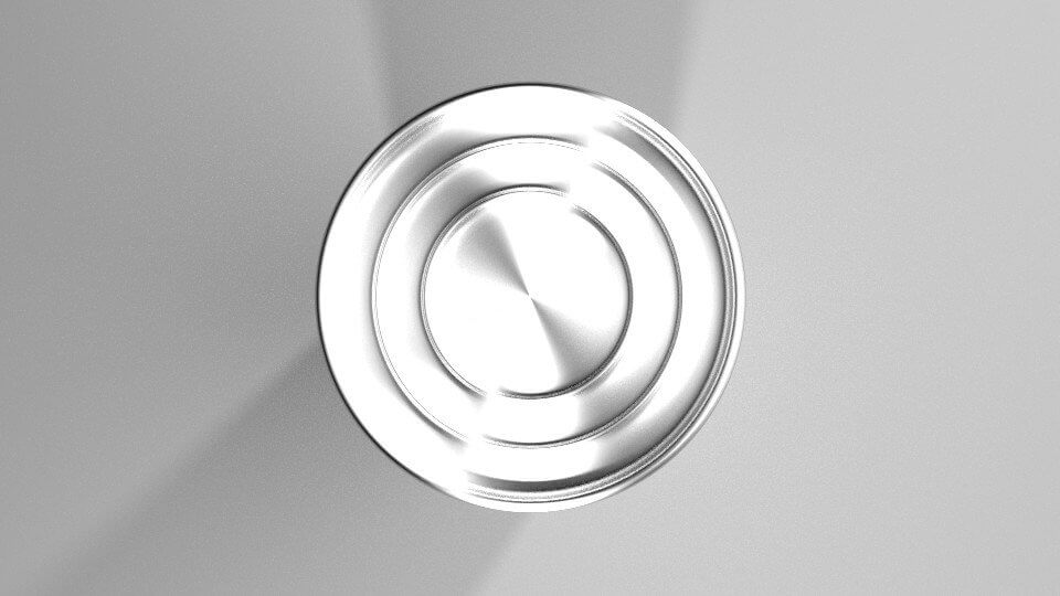 Tin Can Cylinder Tall - 3D Model by Xtreme Studio