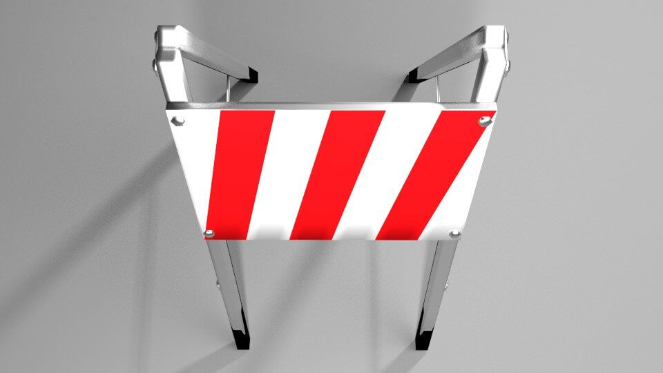 Traffic Barricade - A-Frame Type I 3D Model by Xtreme Studio
