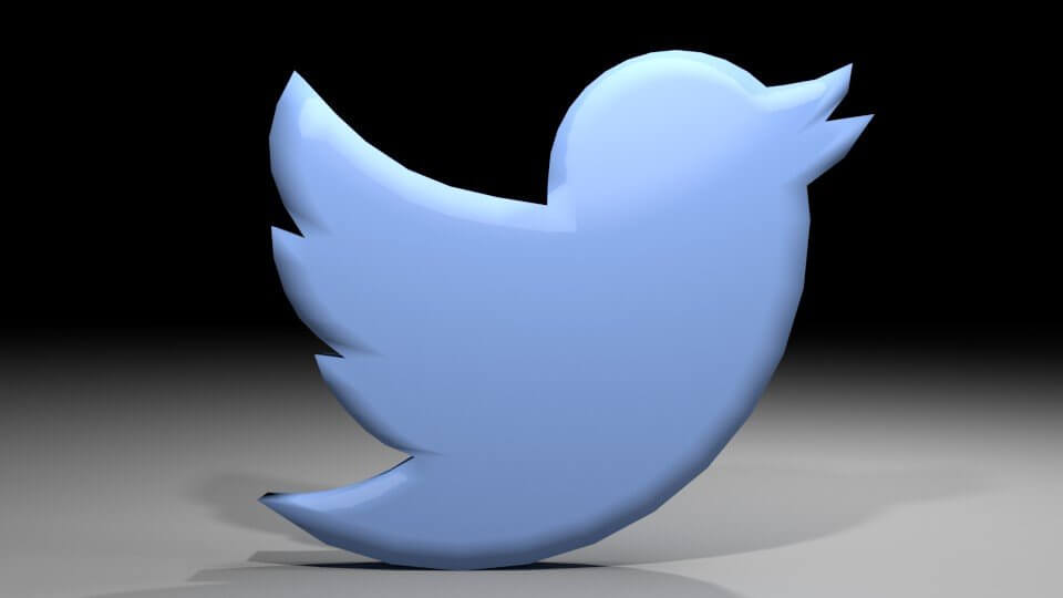 Twitter Icon Logo - 3D Model by Xtreme Studio