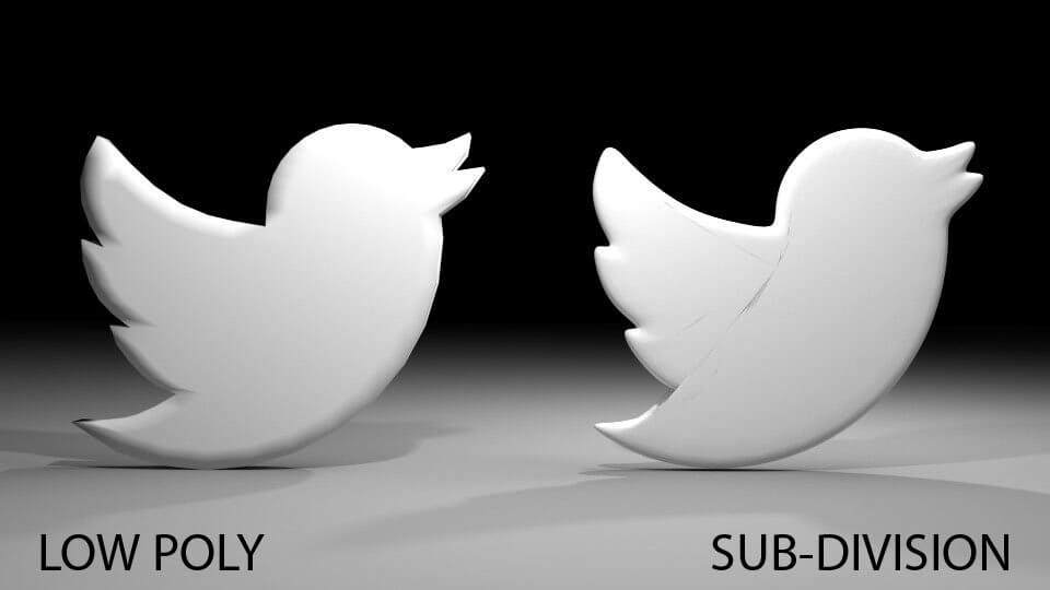 Twitter Icon Logo - 3D Model by Xtreme Studio