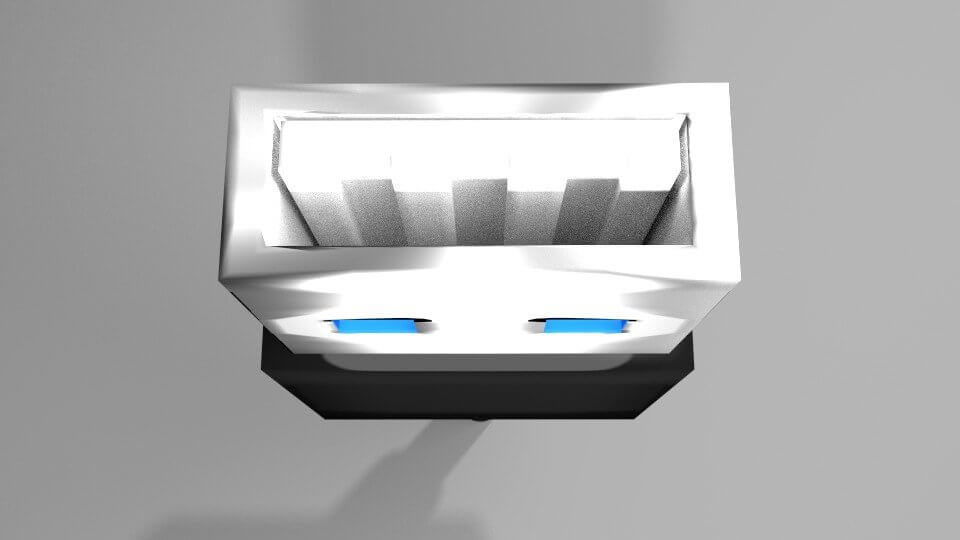 USB - Type A 3D Model by Xtreme Studio