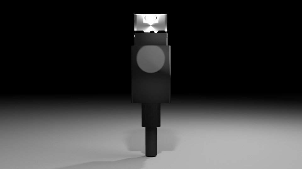 USB - Type B 3D Model by Xtreme Studio