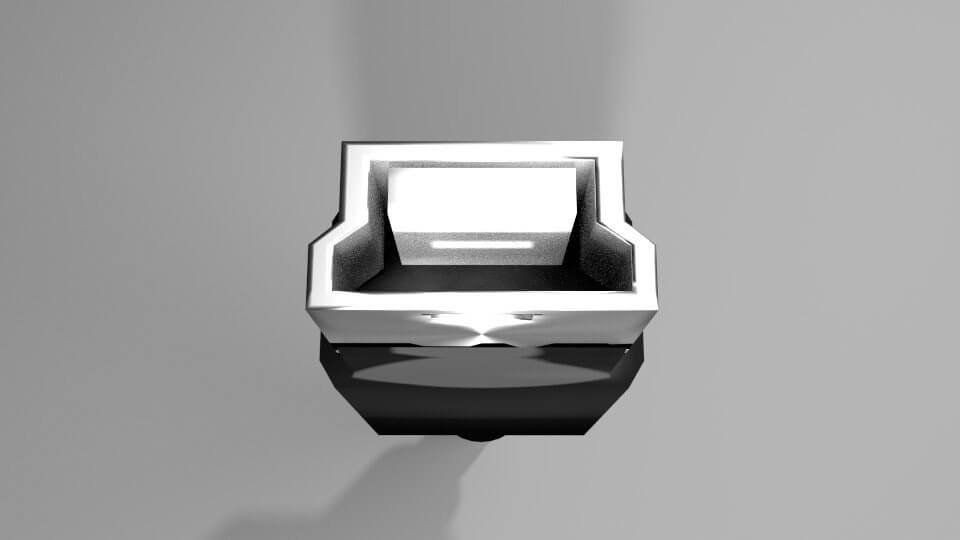 USB - Type B 3D Model by Xtreme Studio