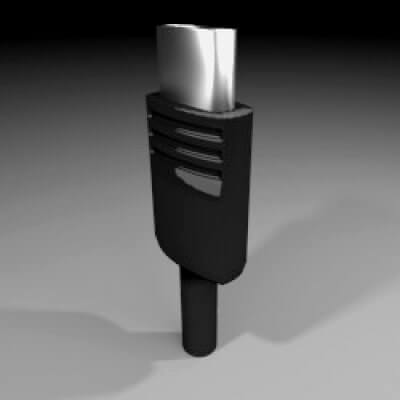 USB - Type C 3D Model by Xtreme Studio