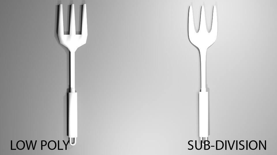 Utensil Solid Fork - 3D Model by Xtreme Studio