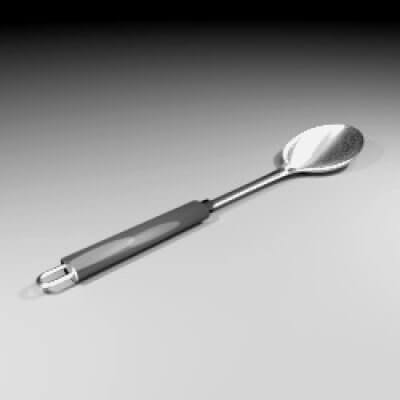 Utensil Solid Spoon - 3D Model by Xtreme Studio
