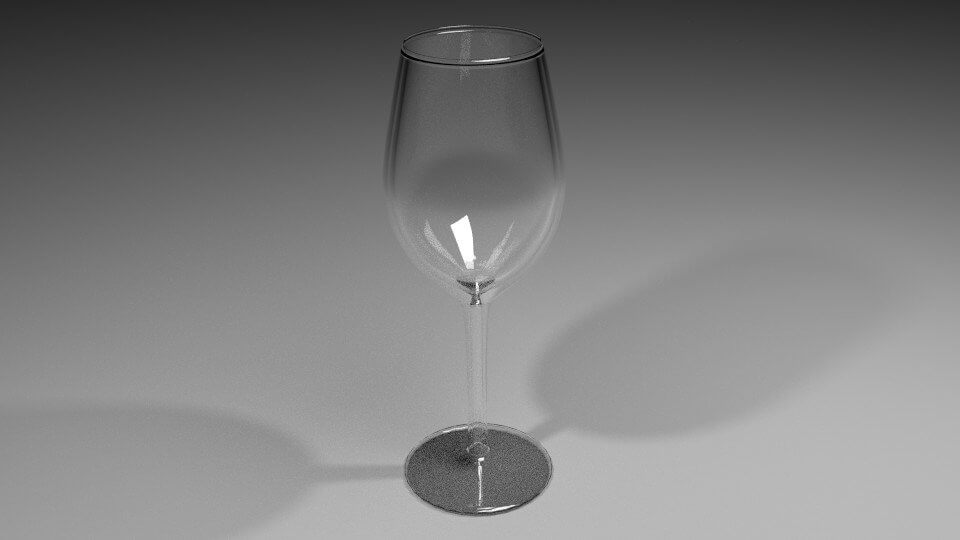 Wine Glass - White 3D Model by Xtreme Studio