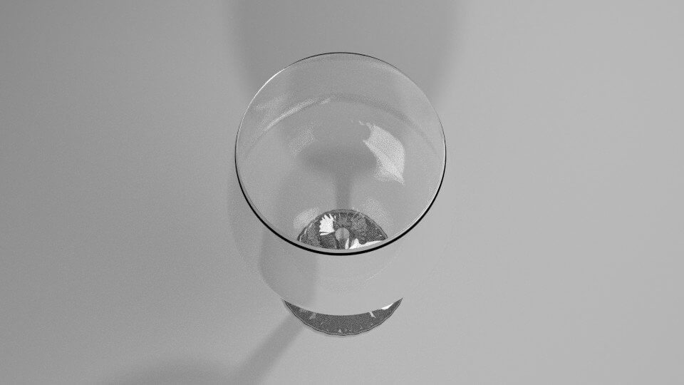 Wine Glass - White 3D Model by Xtreme Studio