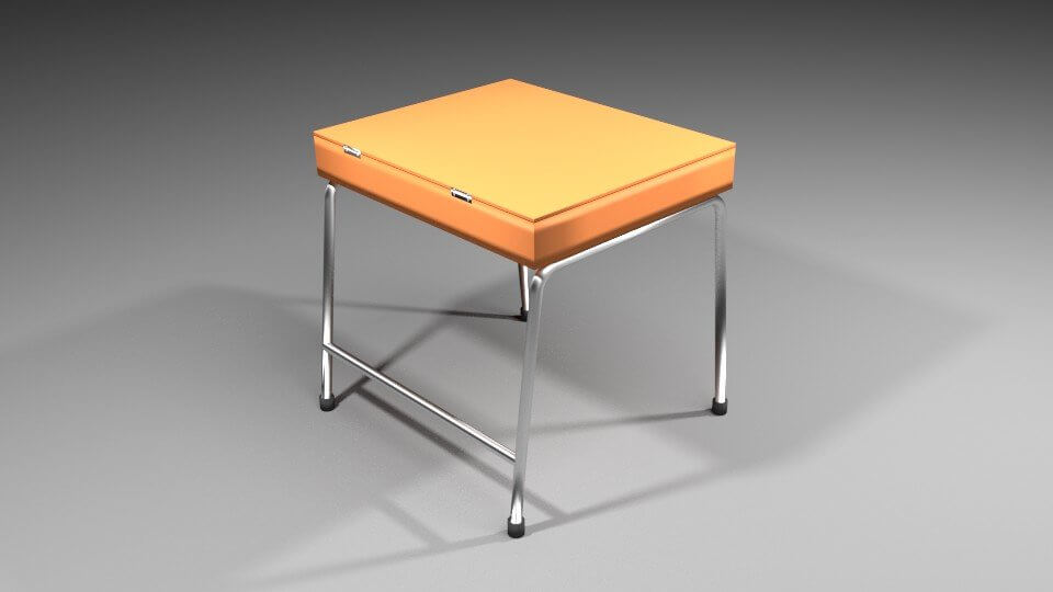 Writing Table 3 - 3D Model by Xtreme Studio