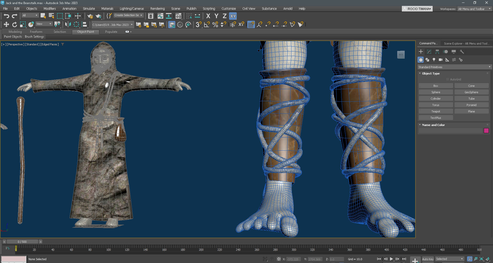 Jack and The Beanstalk - 3D Model by xuanxo69