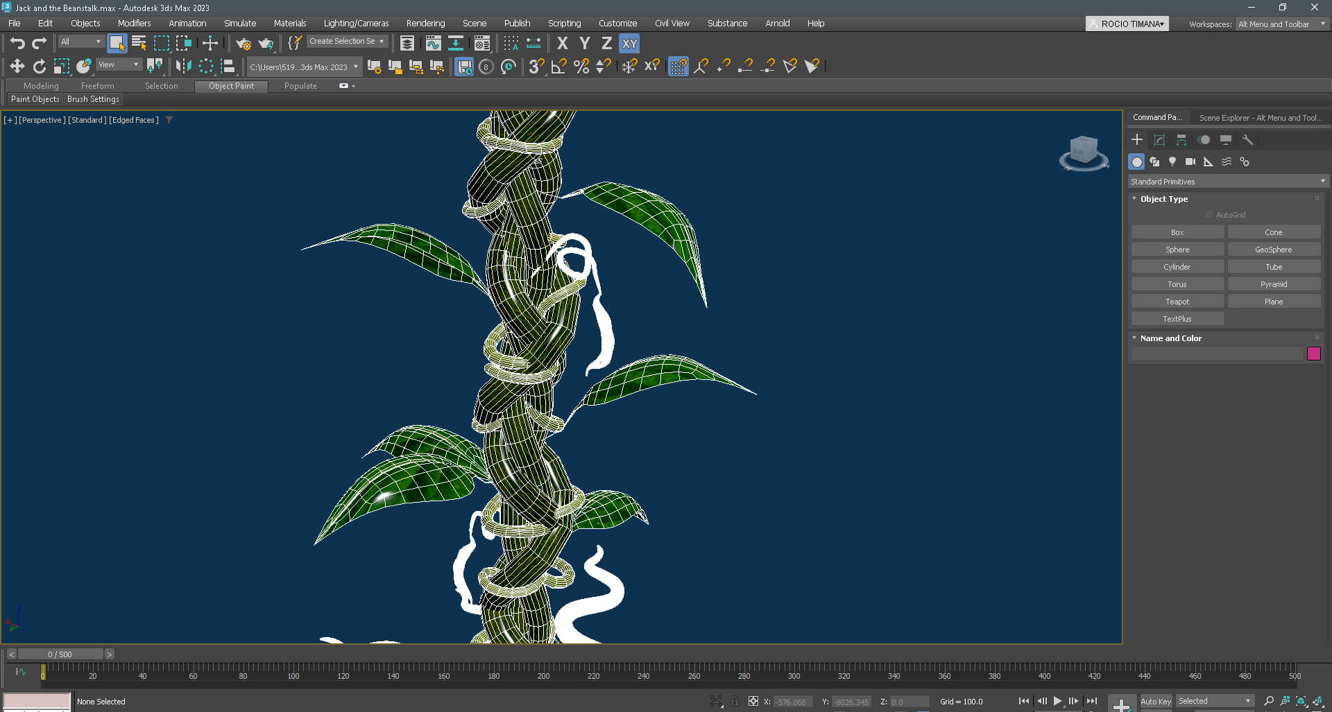 Jack and The Beanstalk - 3D Model by xuanxo69