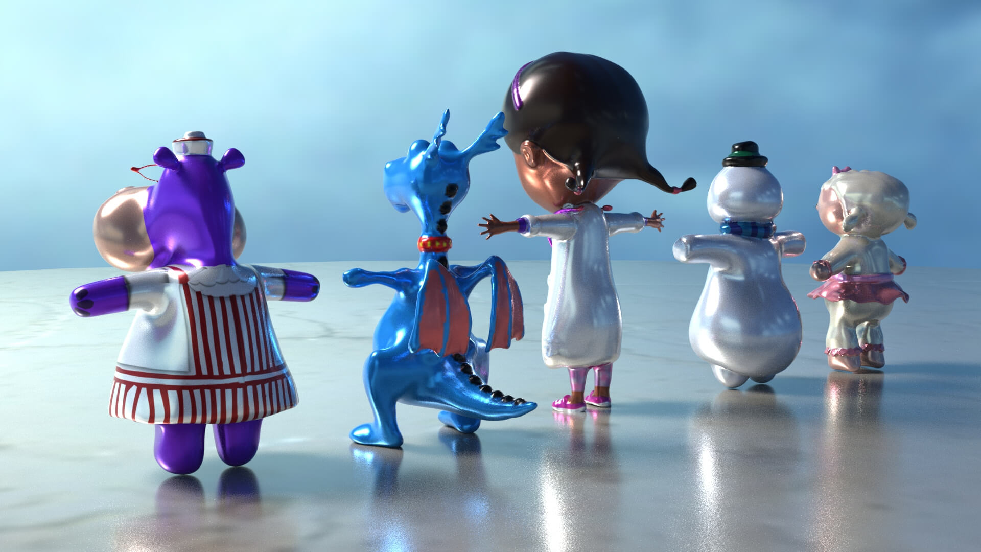 Pack Doc McStuffins Characters - 3D Model by xuanxo69