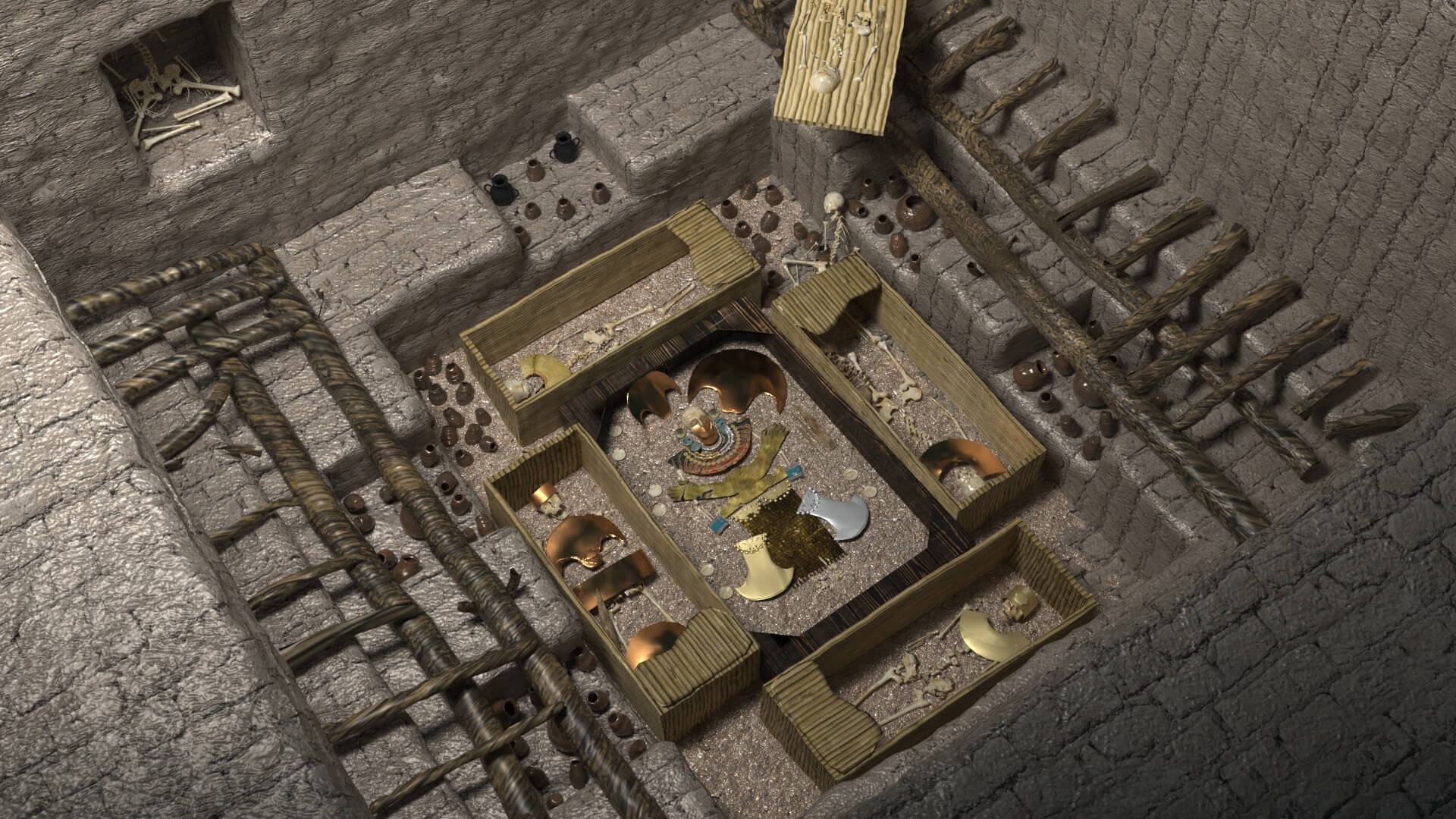 Royal Tomb of The Lord of Sipan - 3D Model by xuanxo69