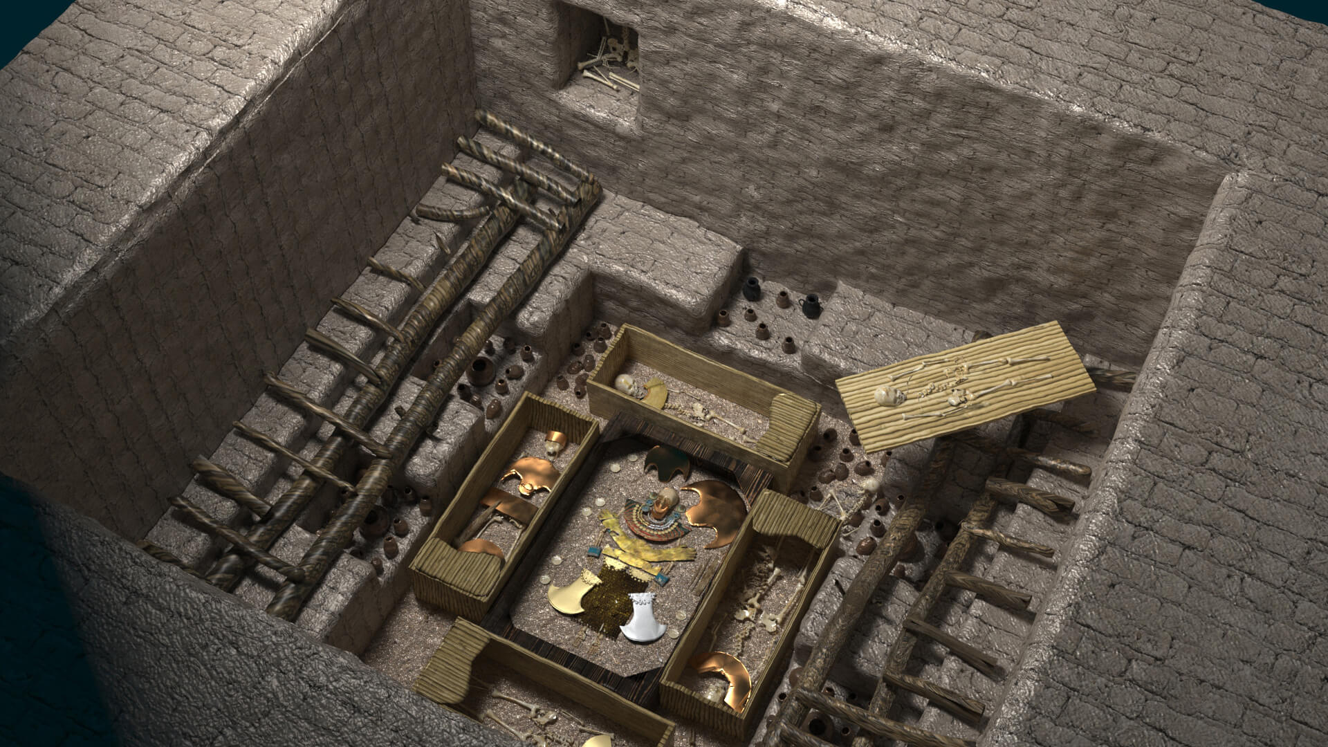 Royal Tomb of The Lord of Sipan - 3D Model by xuanxo69