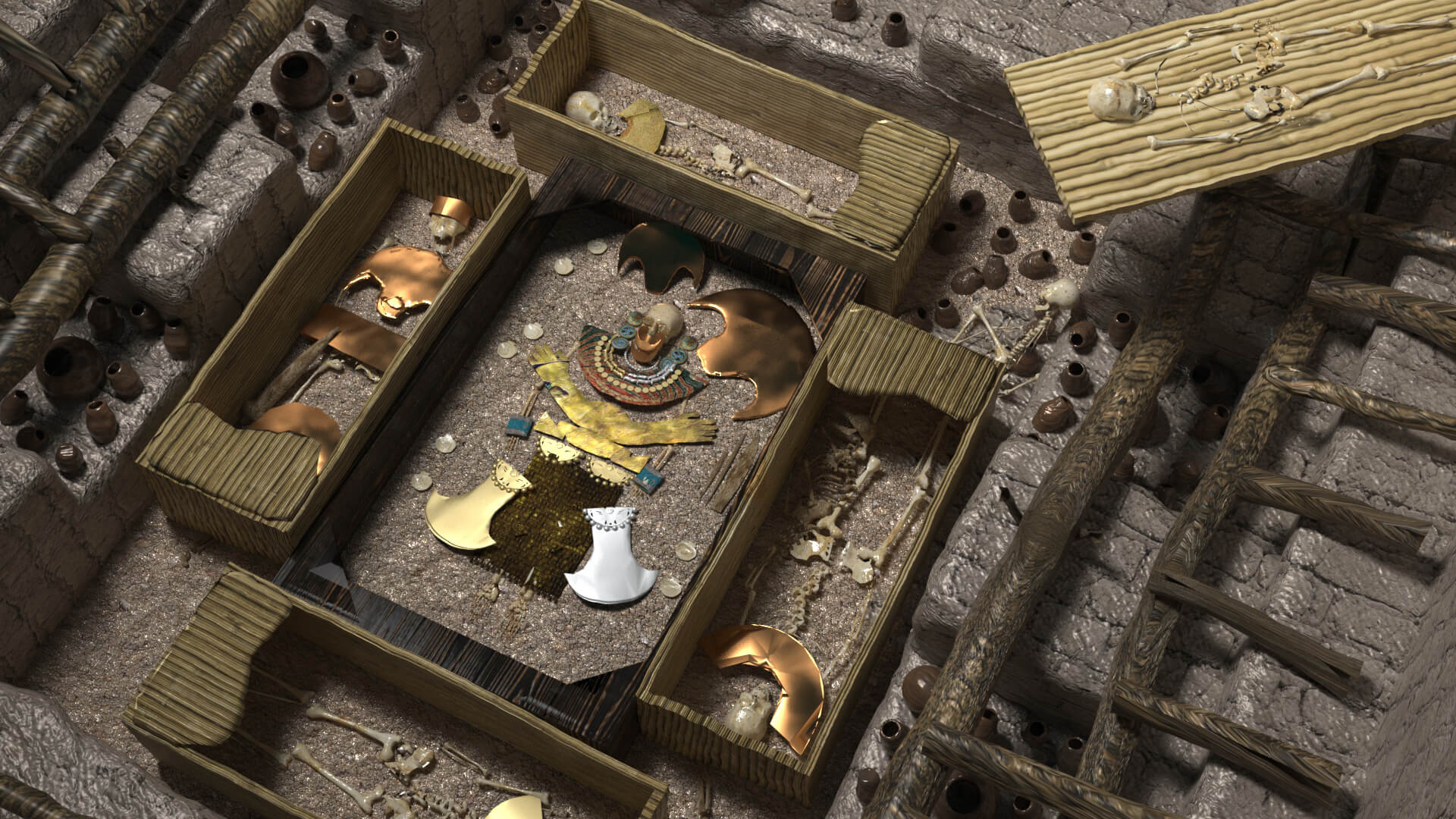 Royal Tomb of The Lord of Sipan - 3D Model by xuanxo69