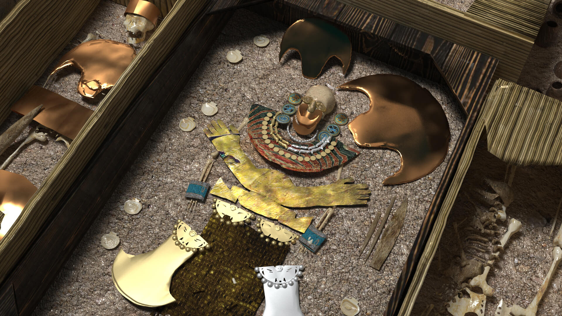 Royal Tomb of The Lord of Sipan - 3D Model by xuanxo69