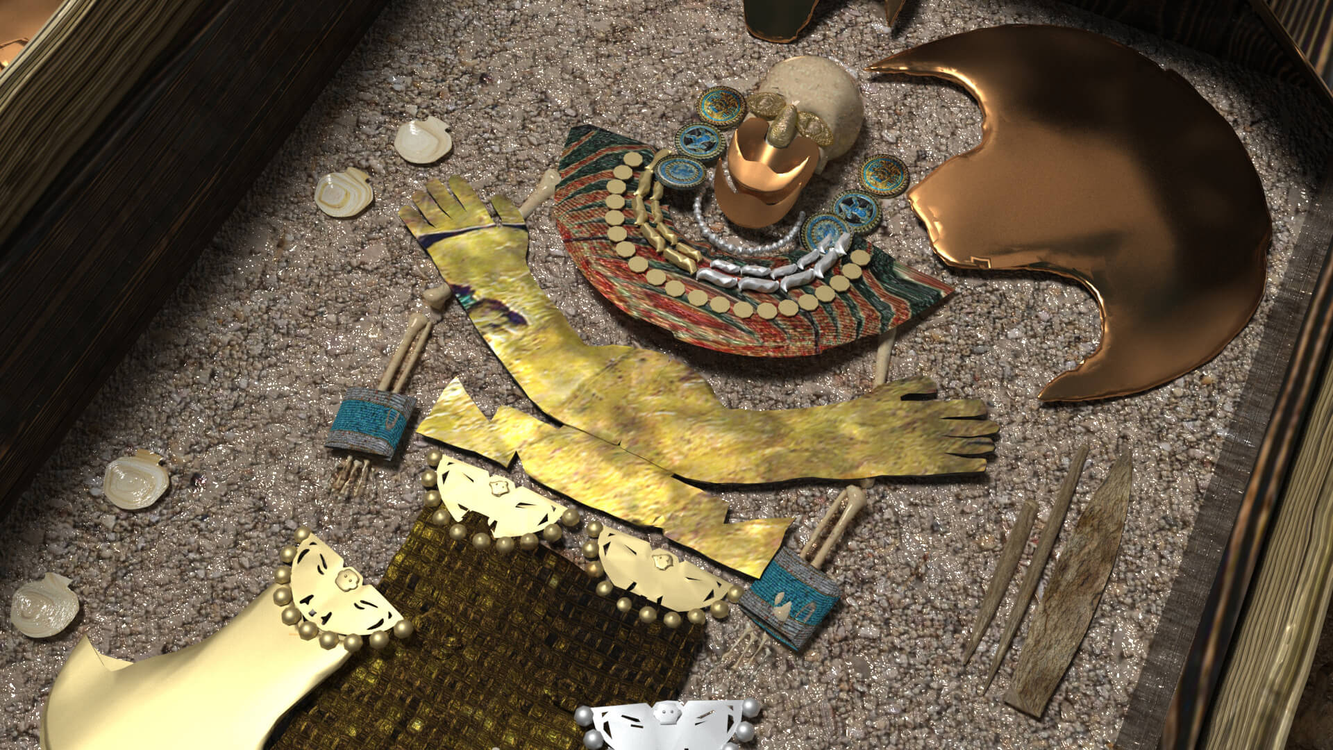 Royal Tomb of The Lord of Sipan - 3D Model by xuanxo69