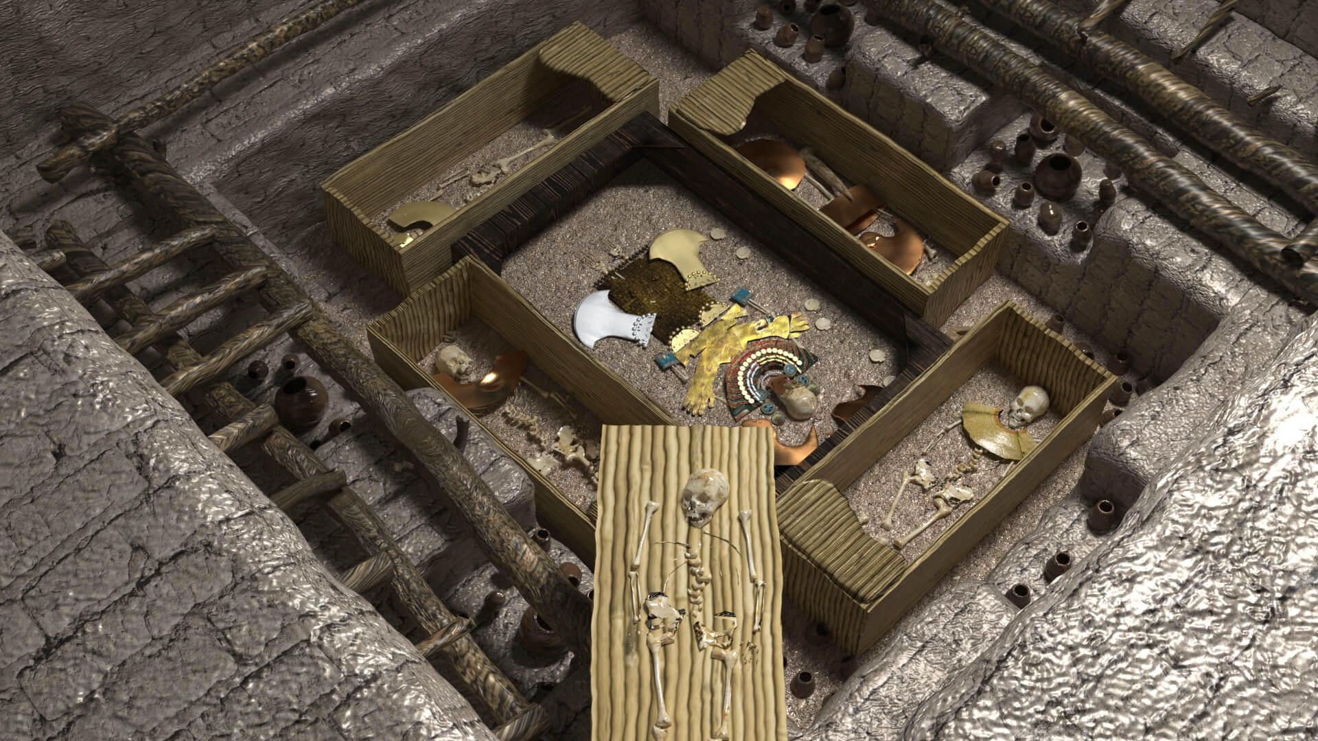 Royal Tomb of The Lord of Sipan - 3D Model by xuanxo69