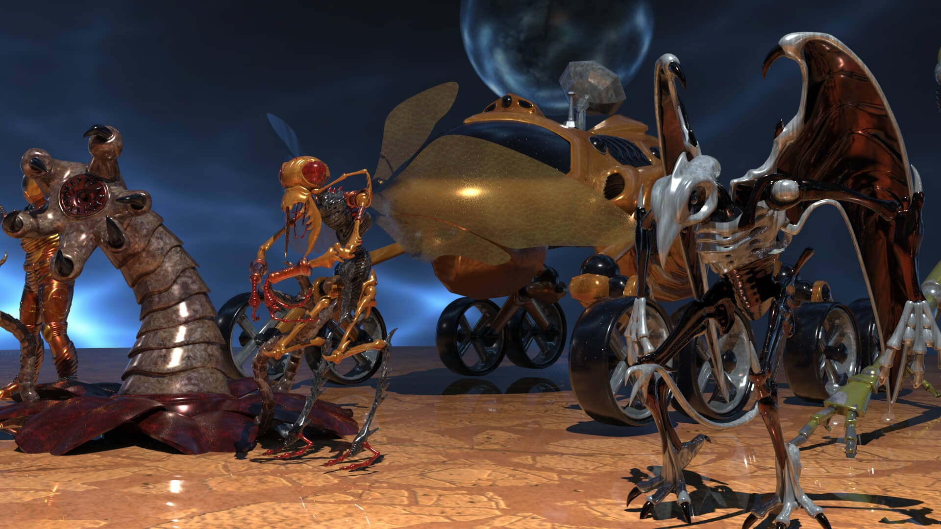 Space Creatures Pack - 3D Model by xuanxo69