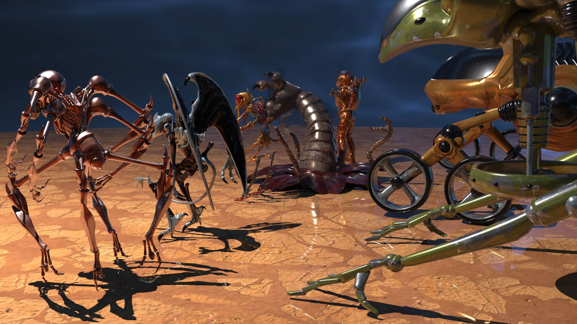 Space Creatures Pack - 3D Model by xuanxo69