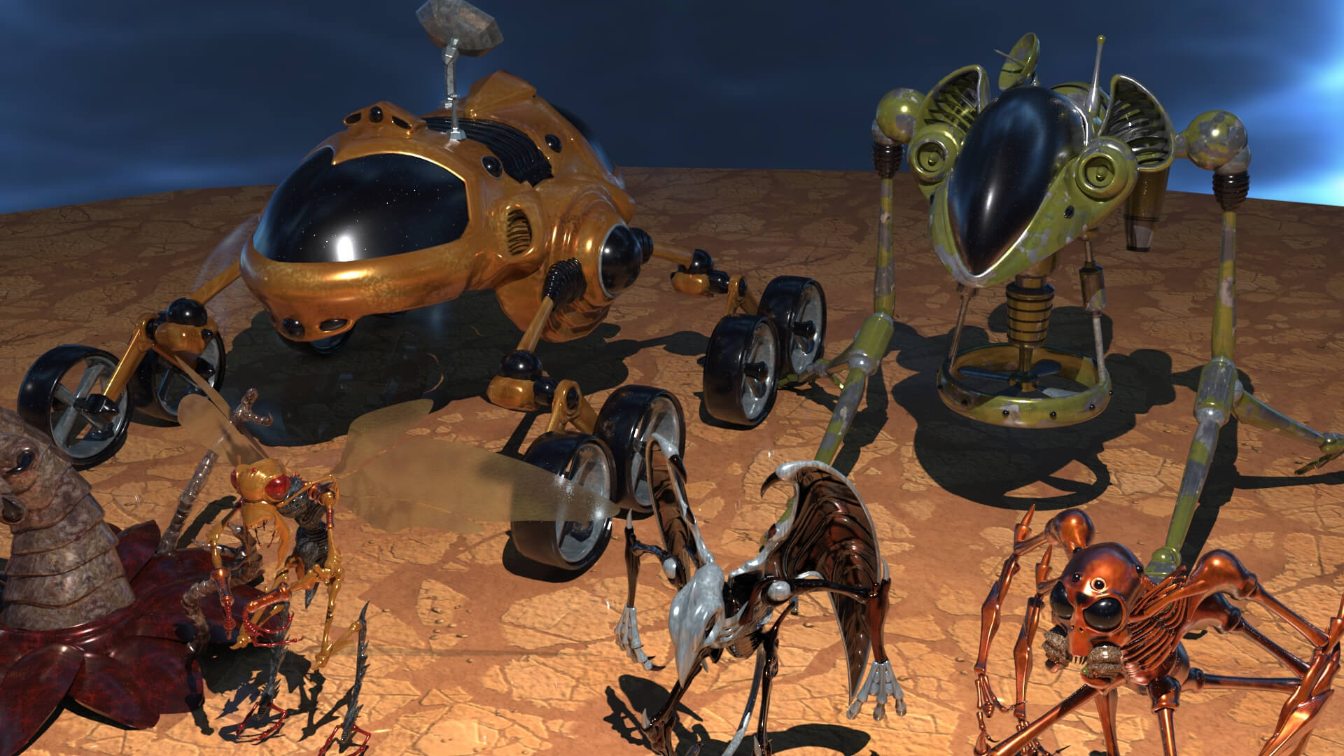 Space Creatures Pack - 3D Model by xuanxo69