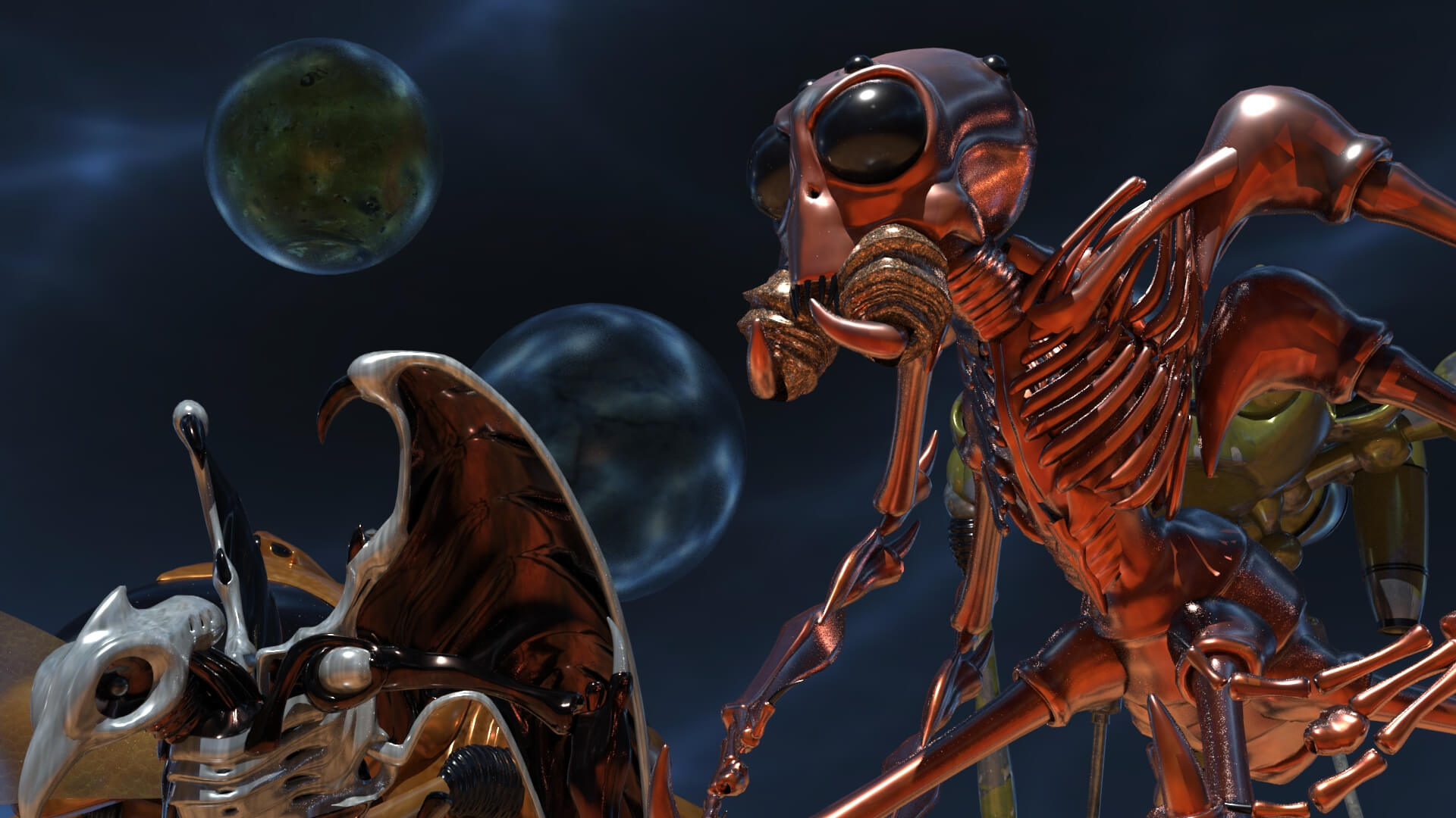 Space Creatures Pack - 3D Model by xuanxo69