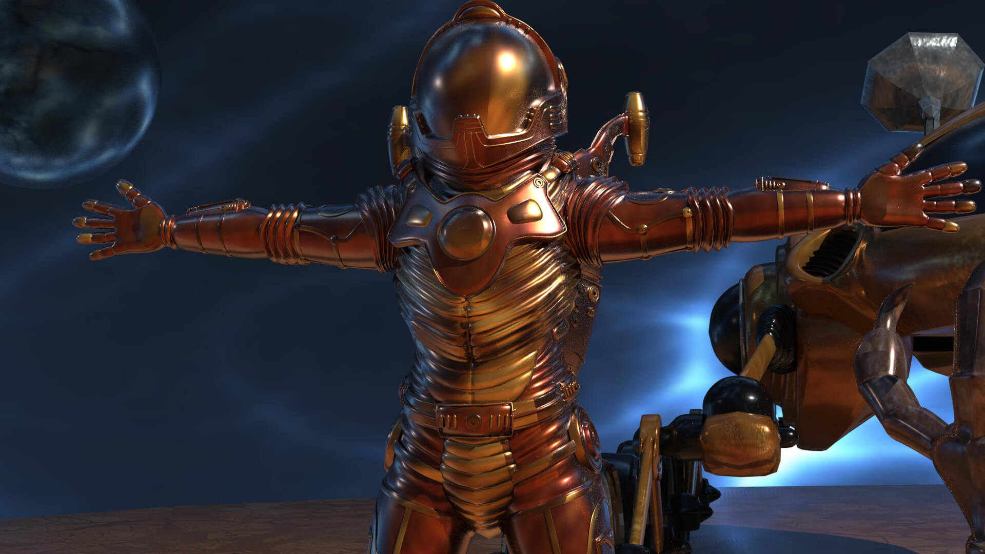 Space Creatures Pack - 3D Model by xuanxo69