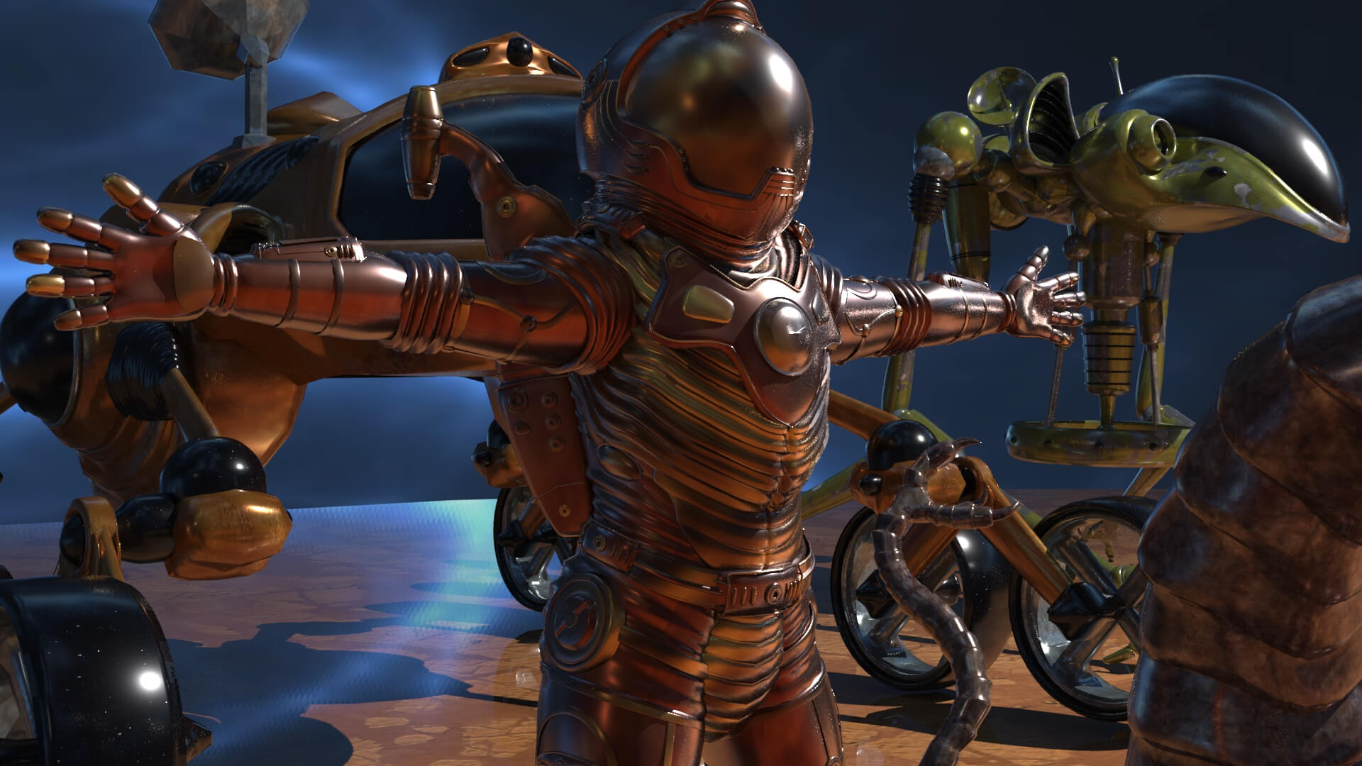 Space Creatures Pack - 3D Model by xuanxo69