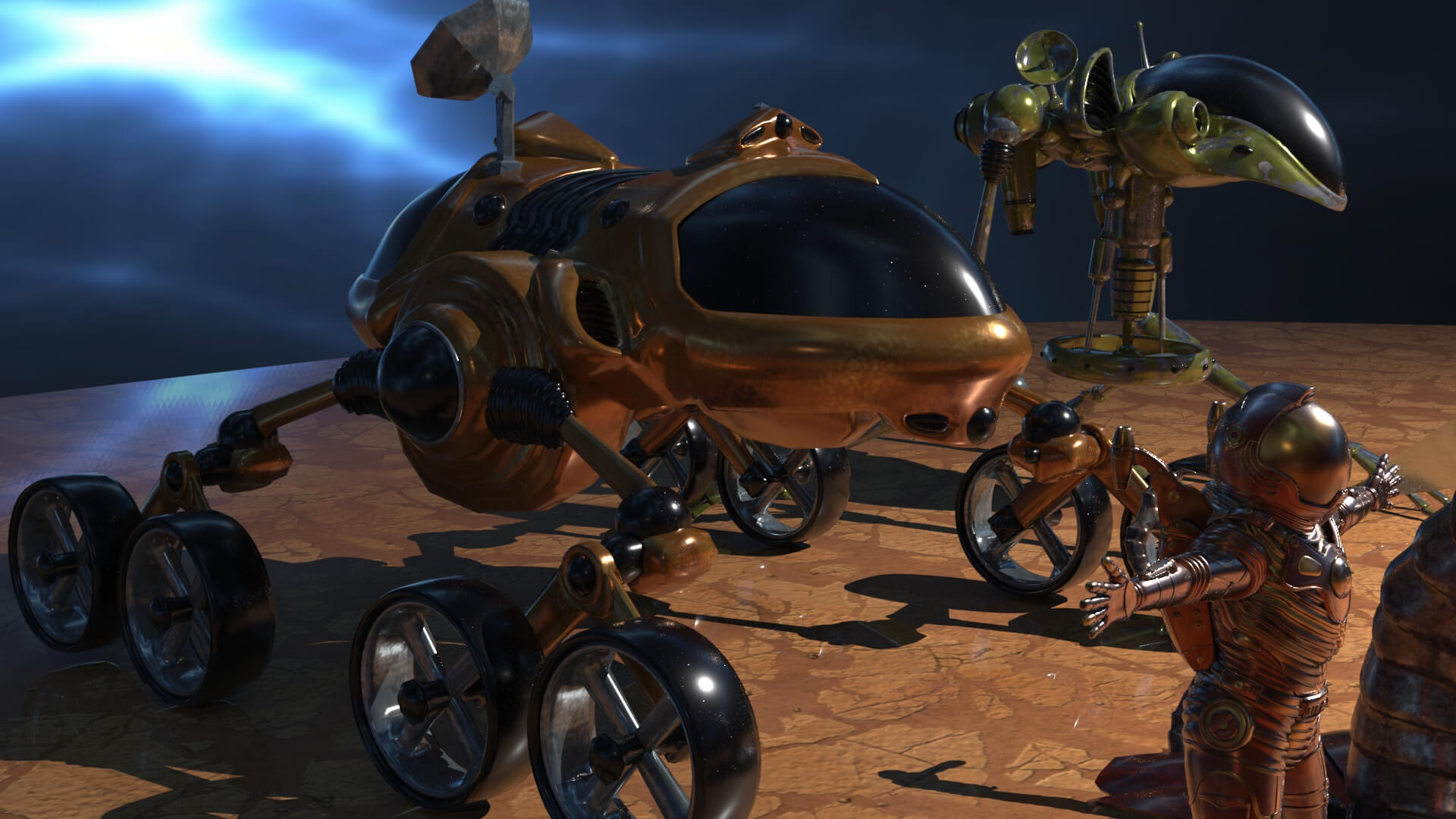 Space Creatures Pack - 3D Model by xuanxo69