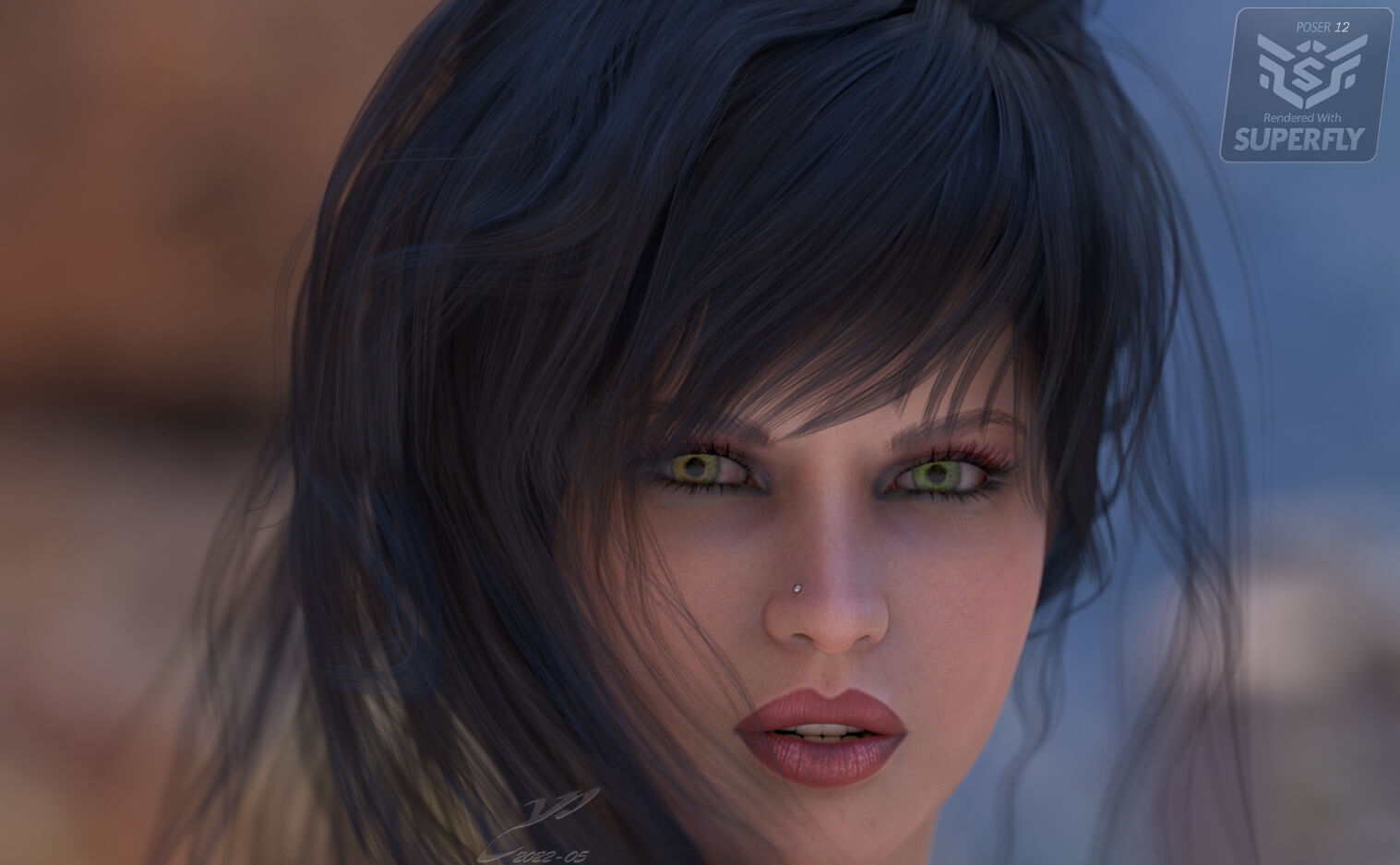 Sarah the Tornado for a Night 3D Render | RenderHub Gallery