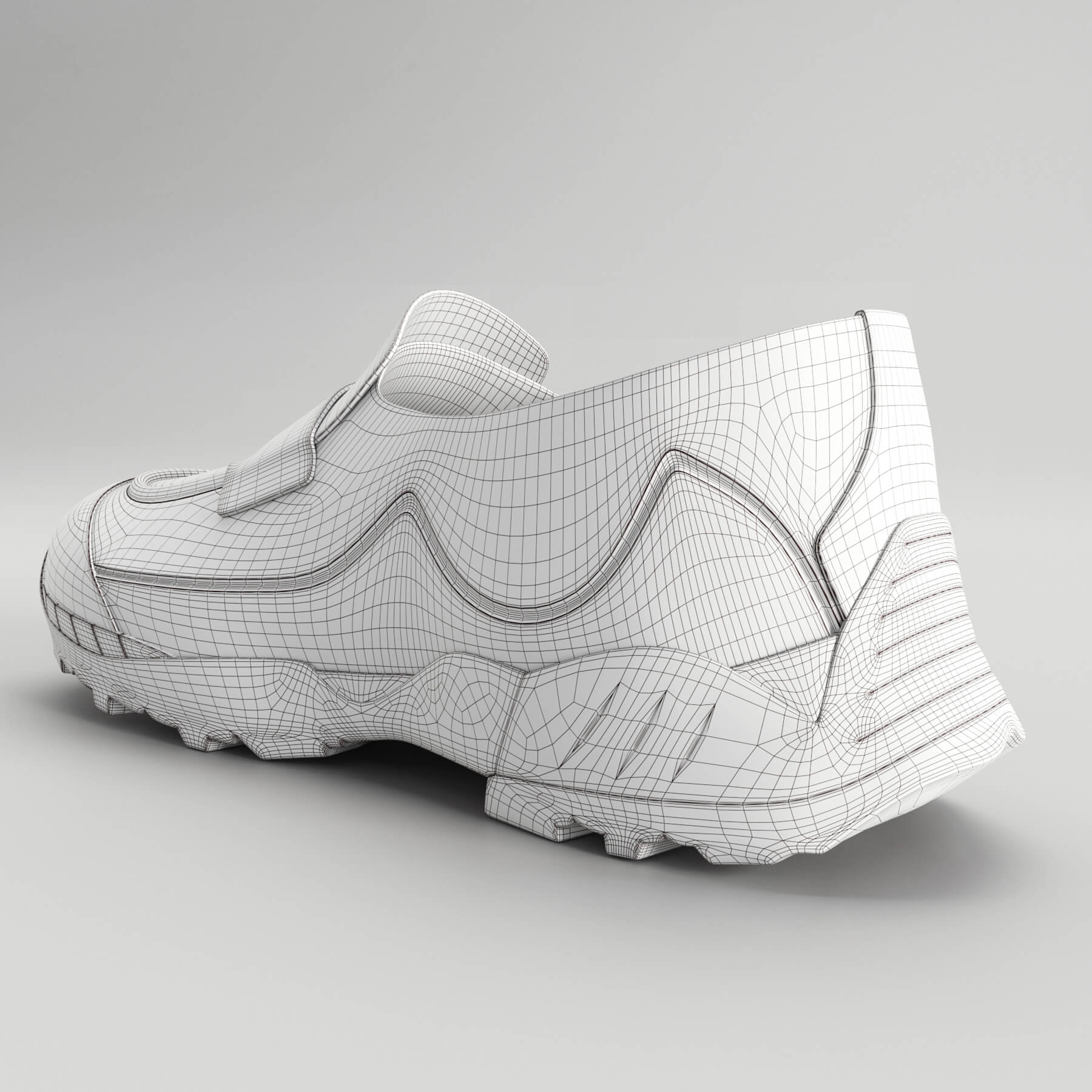 Black Slip-On Loafers Roa 3D Model by YanaDesVal