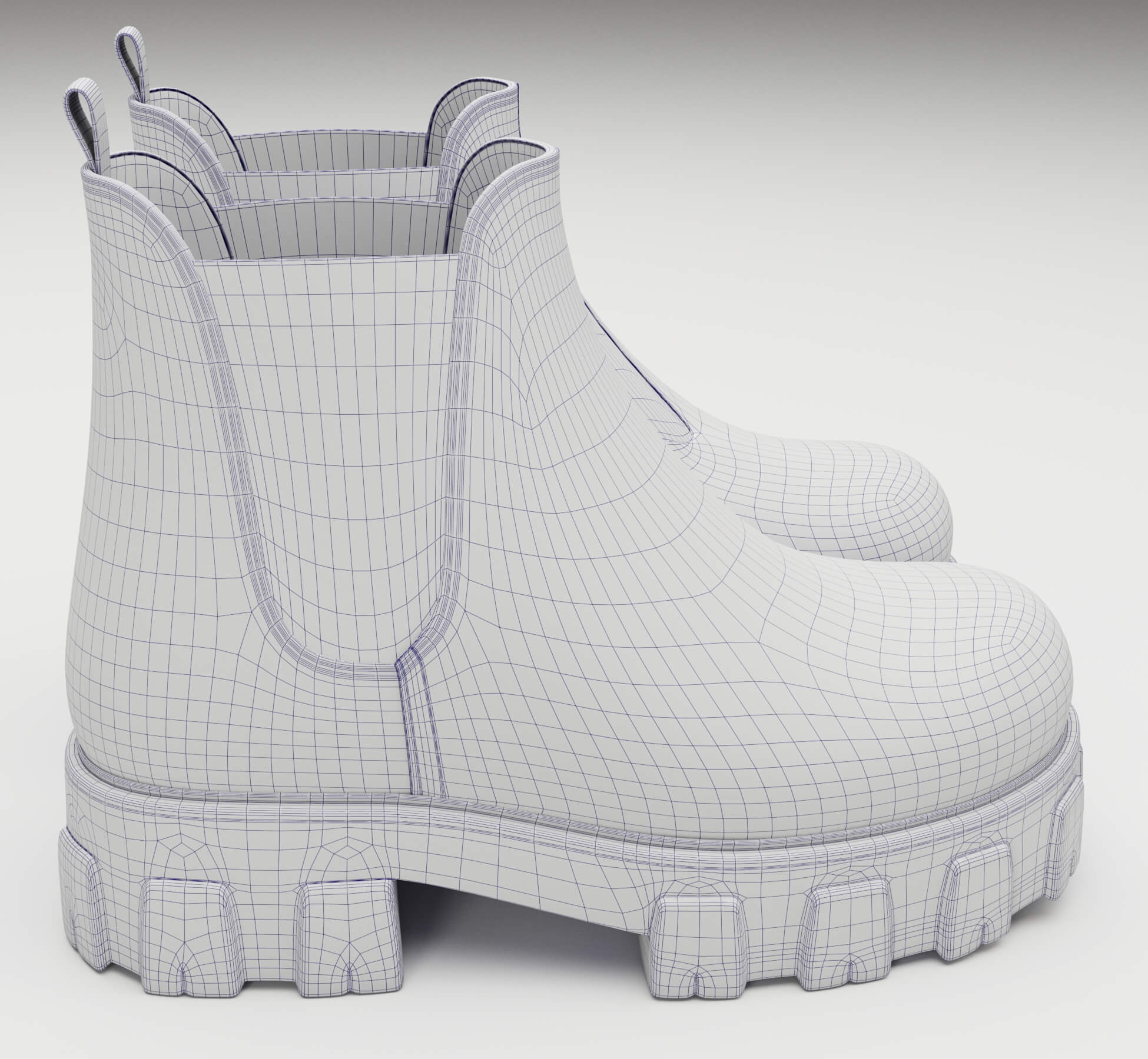 Boots Chelsea Prada - 3D Model by YanaDesVal