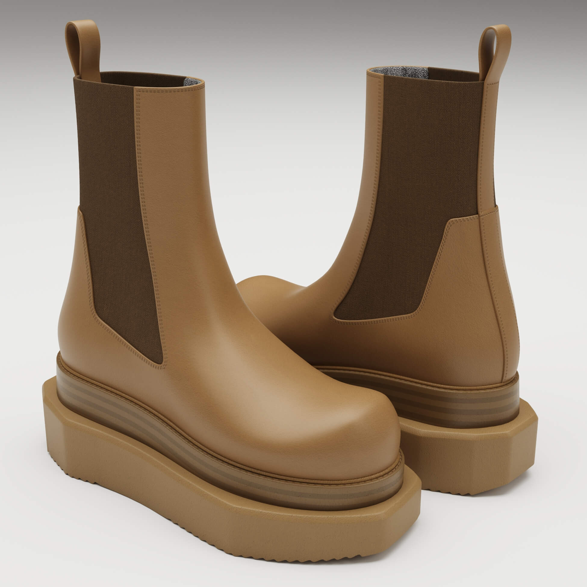 Boots Rick Owens Turbo Cyclops - Free 3D Model by YanaDesVal