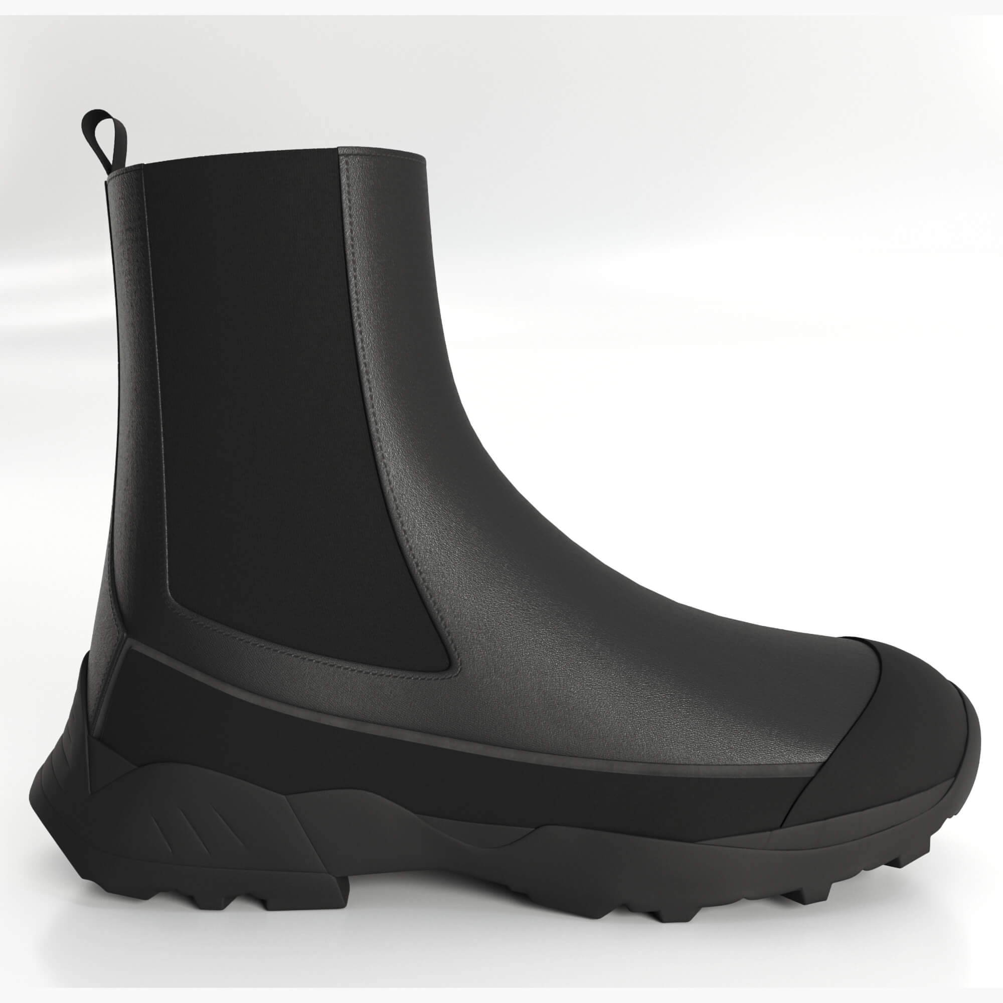 Boots With a Toe Roa - 3D Model by YanaDesVal