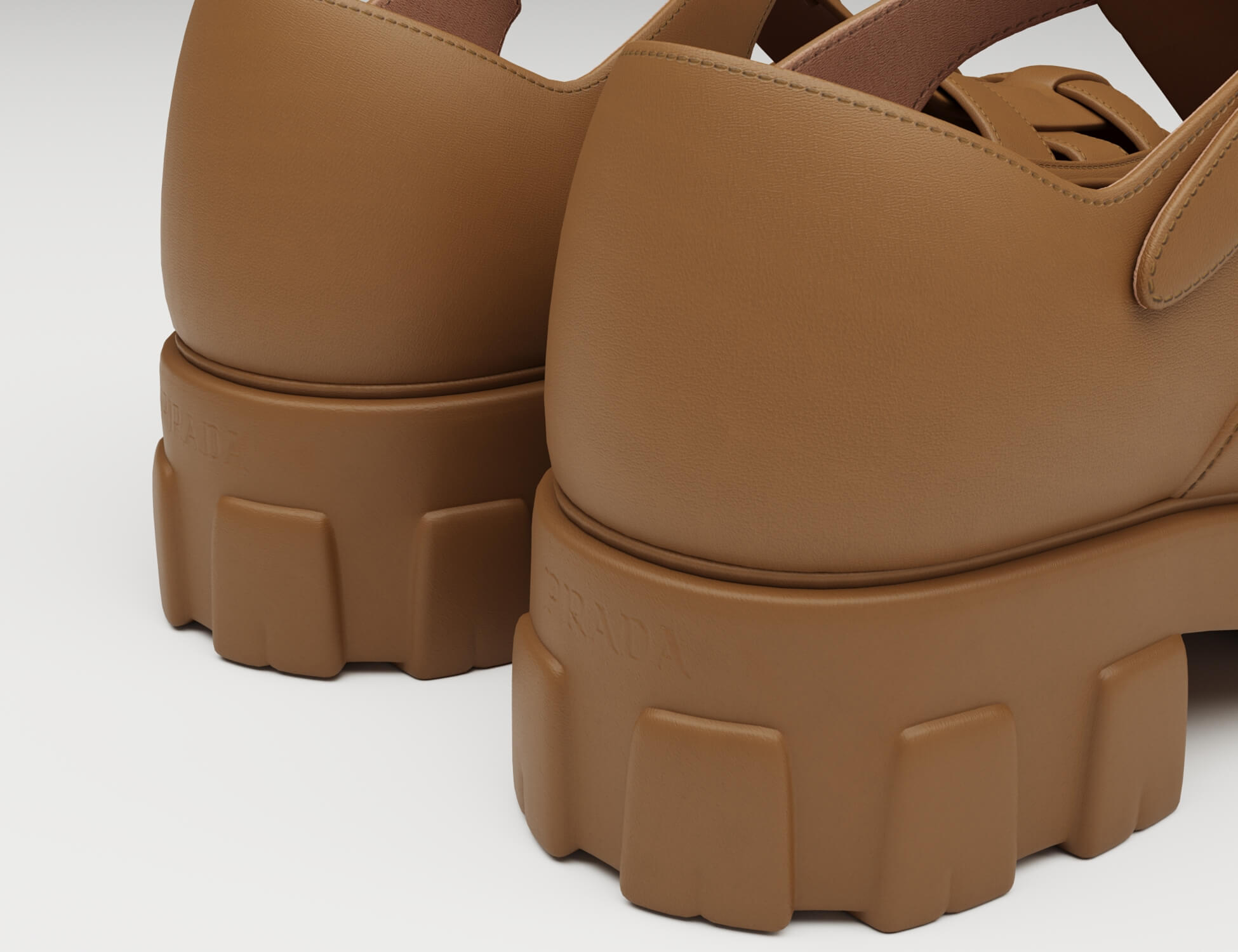 Chunky Sandals Prada - 3D Model by YanaDesVal