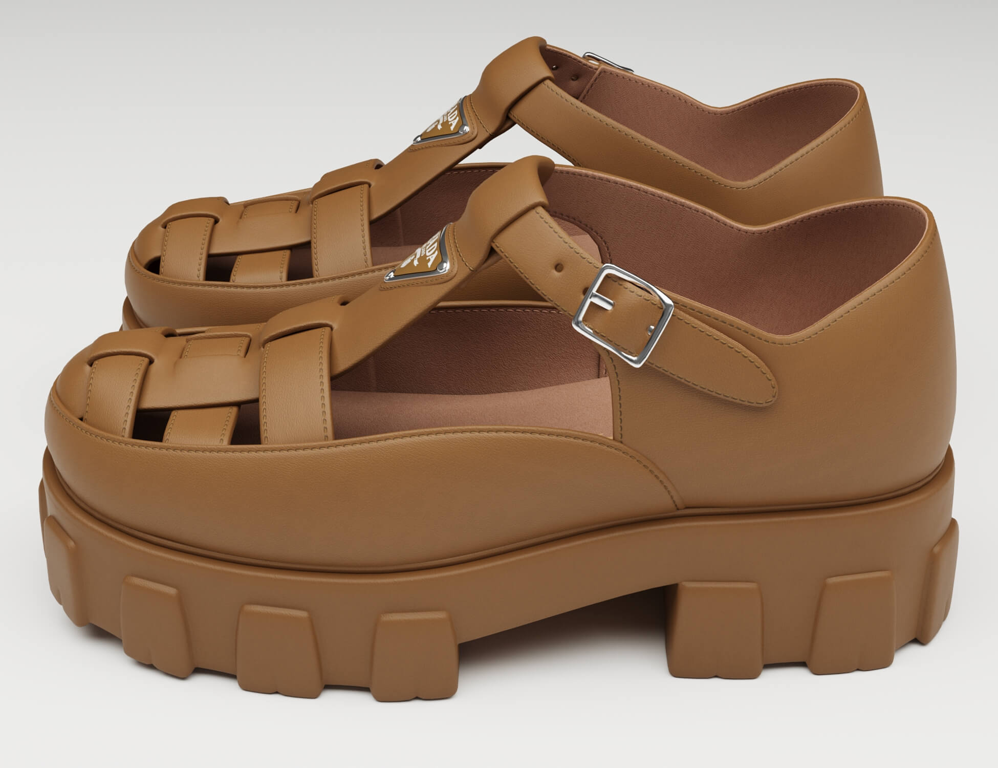 Chunky Sandals Prada - 3D Model by YanaDesVal