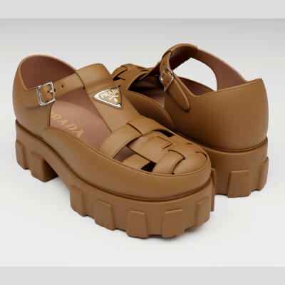 Chunky Sandals Prada - 3D Model by YanaDesVal