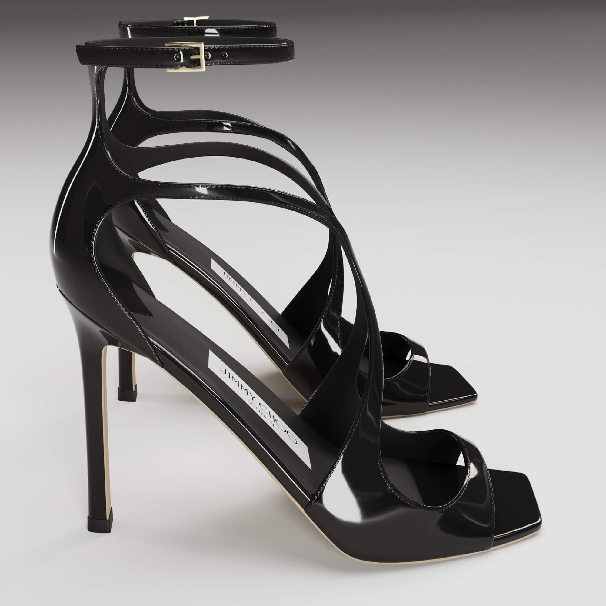 Jimmy Choo Heels - 3D Model by YanaDesVal