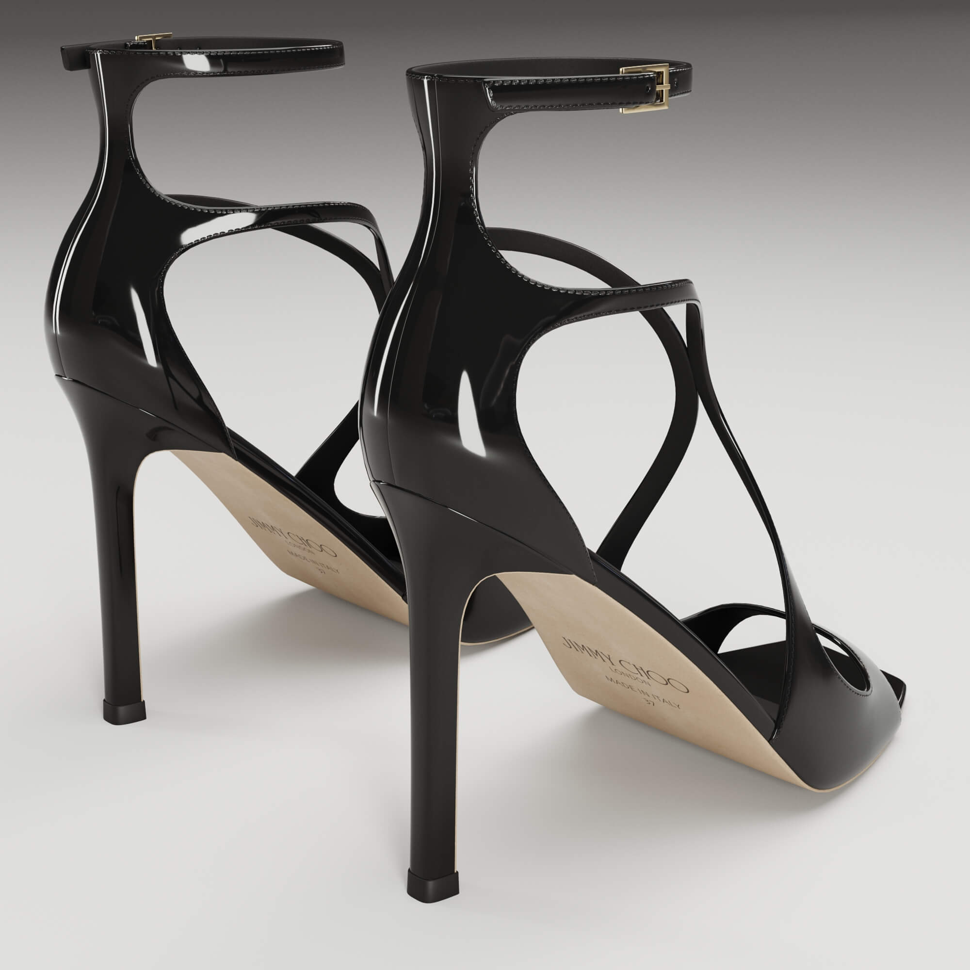 Jimmy Choo Heels - 3D Model by YanaDesVal