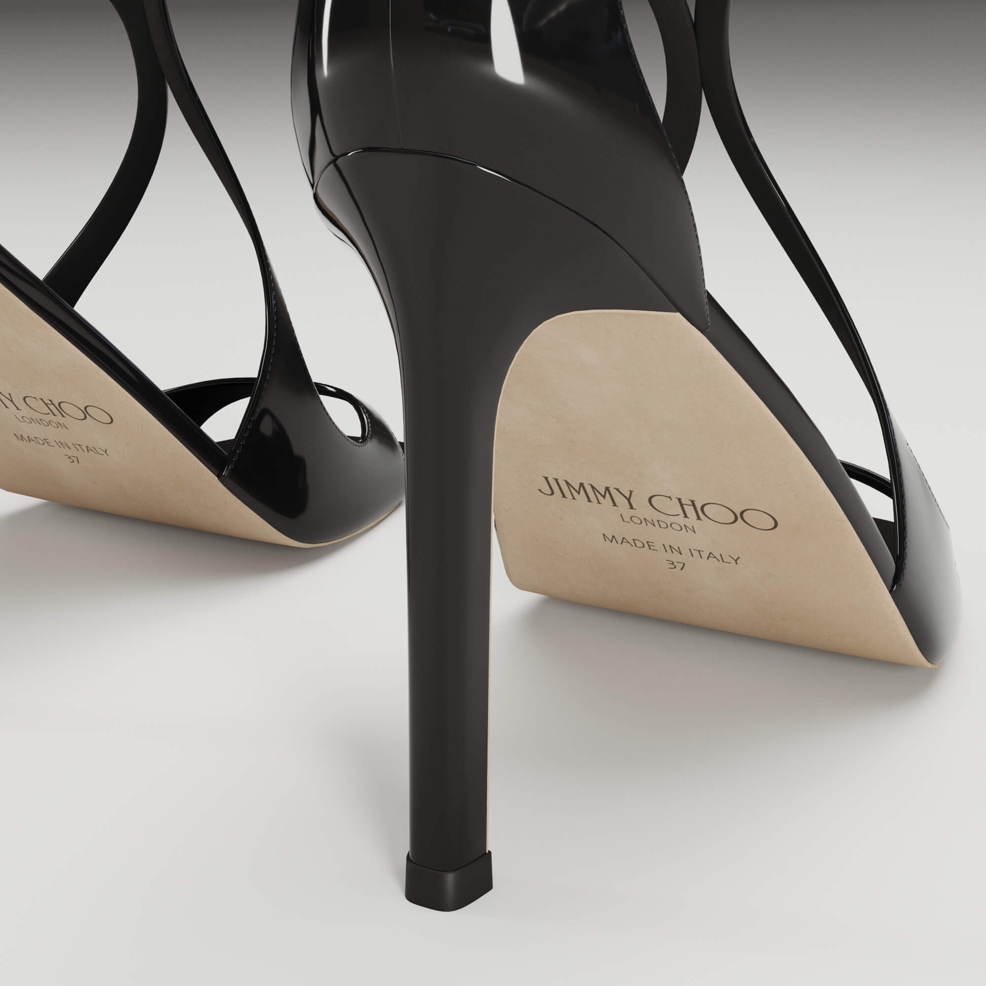 Jimmy Choo Heels - 3D Model by YanaDesVal
