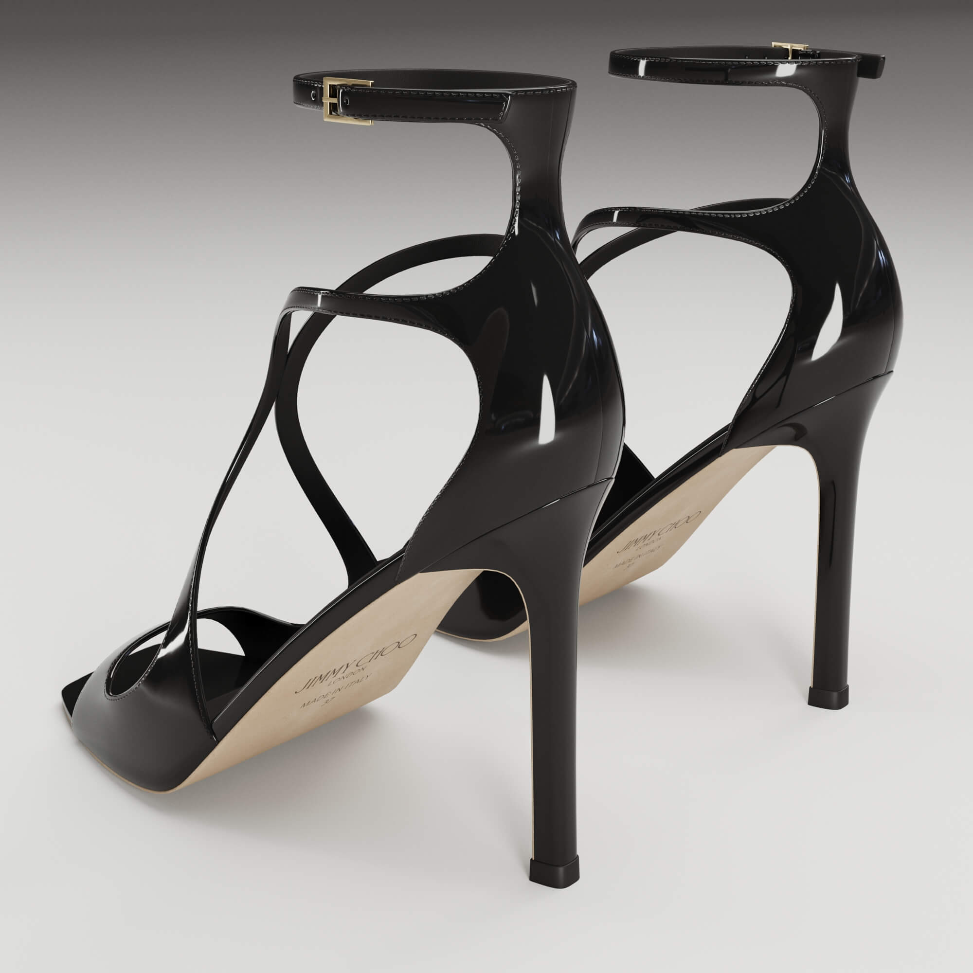 Jimmy Choo Heels - 3D Model by YanaDesVal