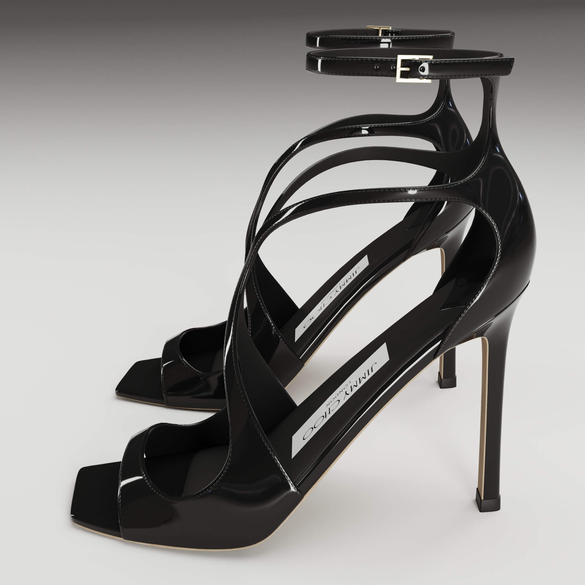 Jimmy Choo Heels - 3D Model by YanaDesVal