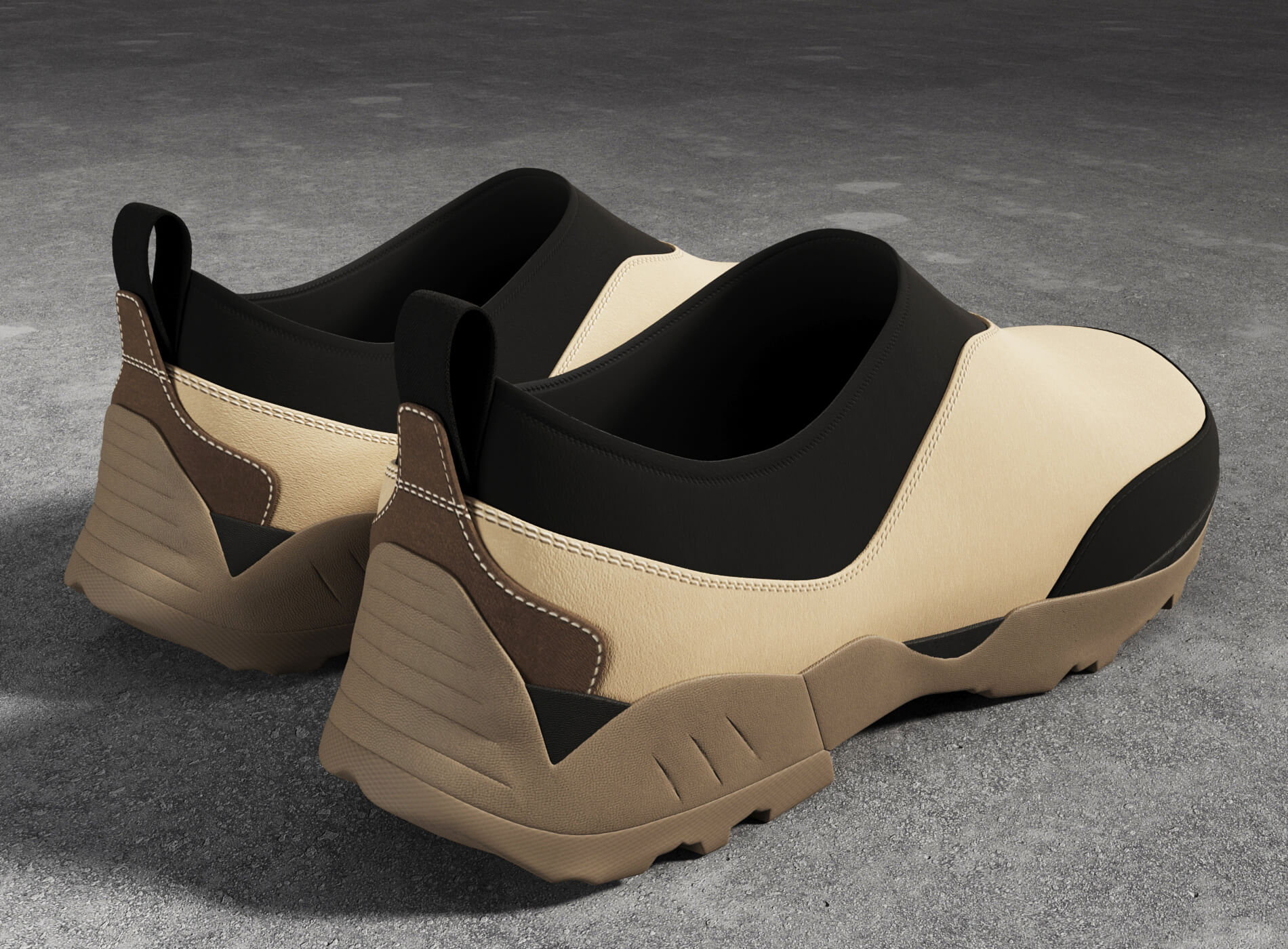 Sneakers Roa Taupe Slip - 3D Model by YanaDesVal