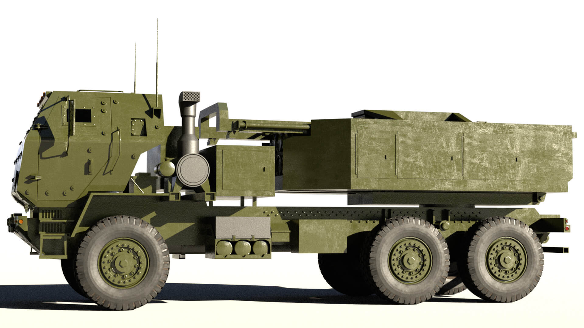 M142 Himars MLRS - 3D Model by Yaroslav Lytvyn