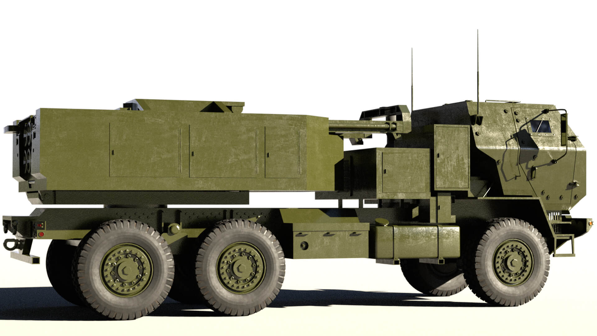 M142 Himars MLRS - 3D Model by Yaroslav Lytvyn