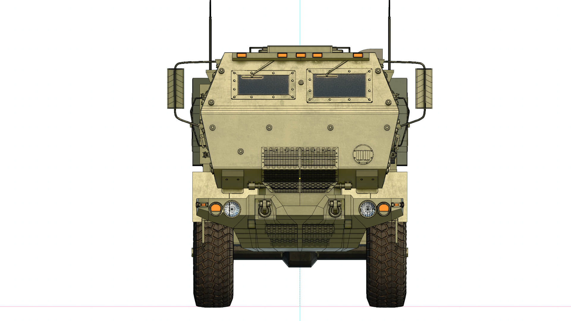 M142 Himars MLRS - 3D Model by Yaroslav Lytvyn